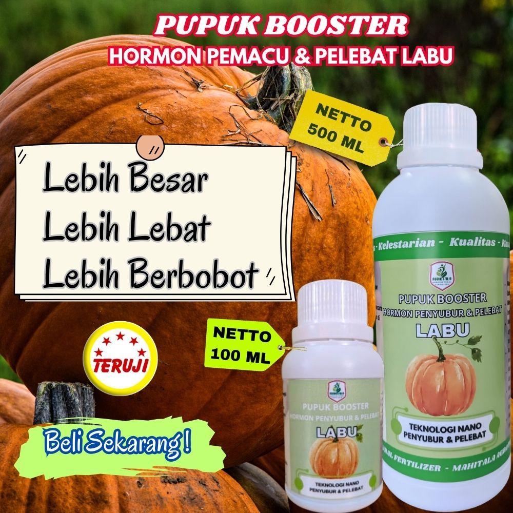 Jual Pupuk Buah Pelebat Labu Pupuk Booster Pelebat Buah Labu Organik ...