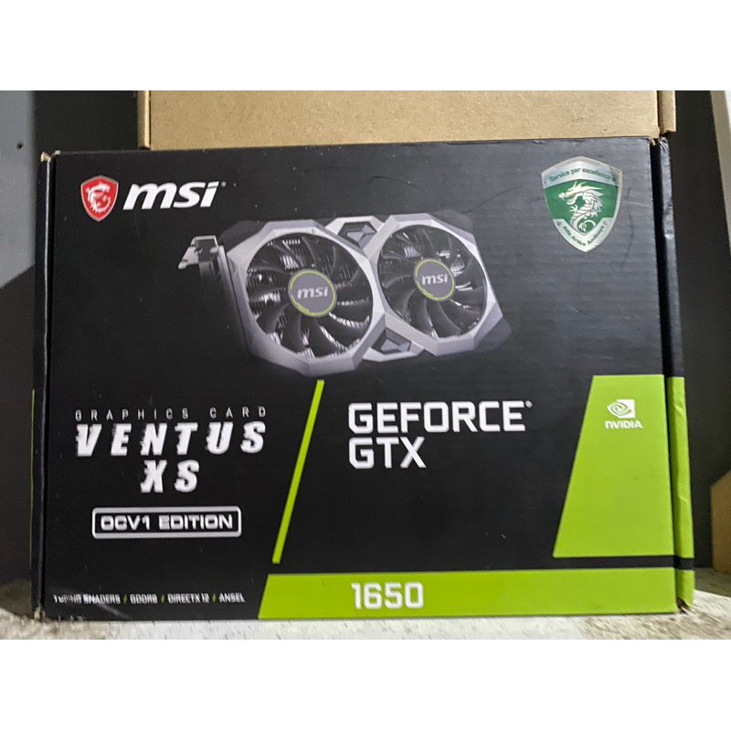 Jual MSI GeForce GTX 1650 Graphics Card Vents XS OCV Edition | Shopee ...