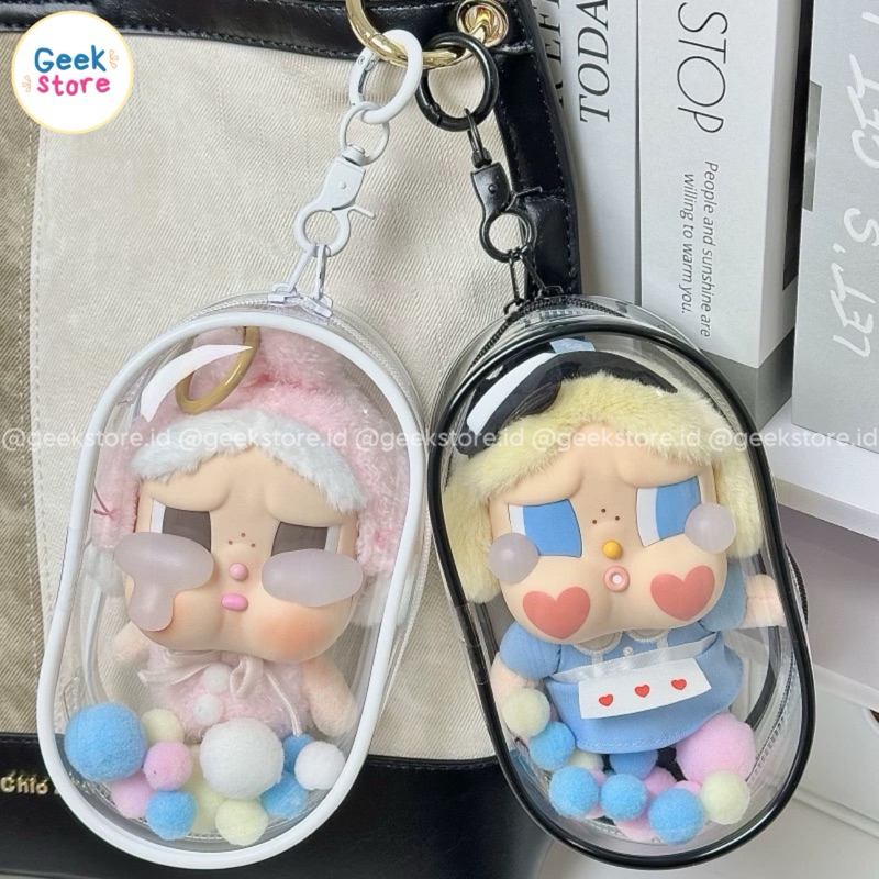 Jual [READYSTOCK] Premium PVC Pouch Keychain Labubu Polos Bahan Tebal ...
