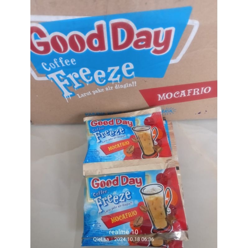 Jual good day freeze mocafrio 1 renteng isi 10 sachet | Shopee Indonesia