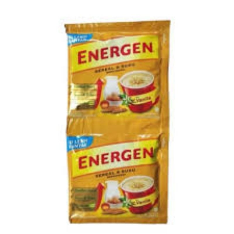 Jual ENERGEN SEREAL & SUSU RASA VANILLA 1 RENCENG ISI 10 SACHET ...