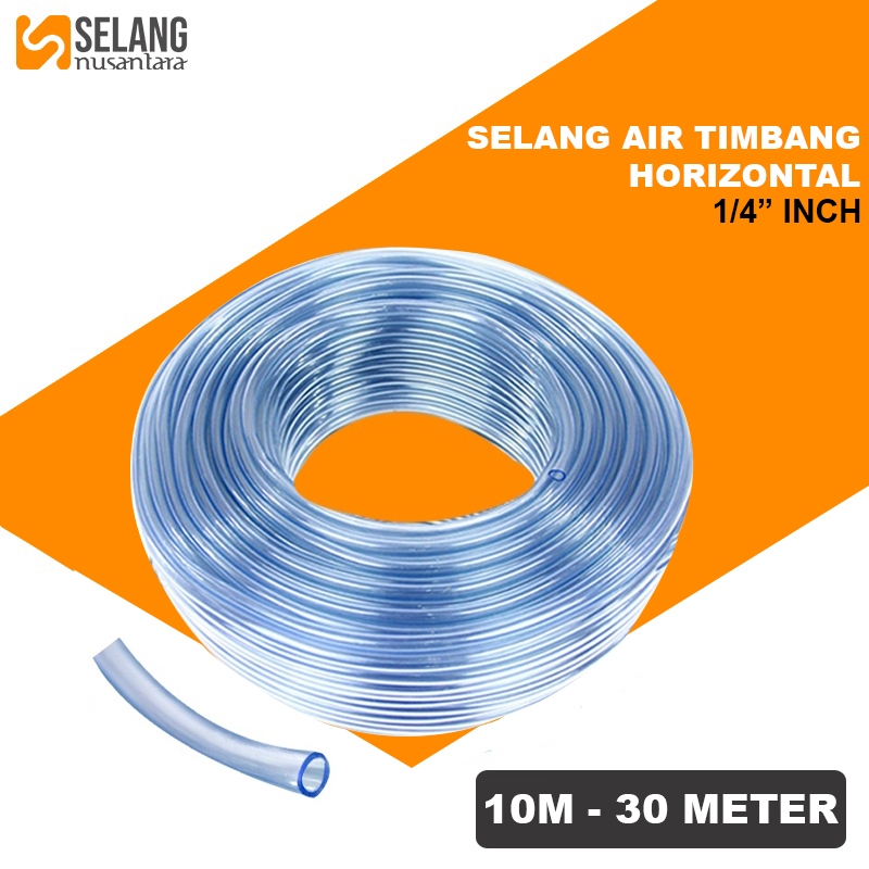 Jual NUSANTARA Selang Air 30 Meter 1/4 Inch Selang Air Tukang Selang Air Timbang Selang ...