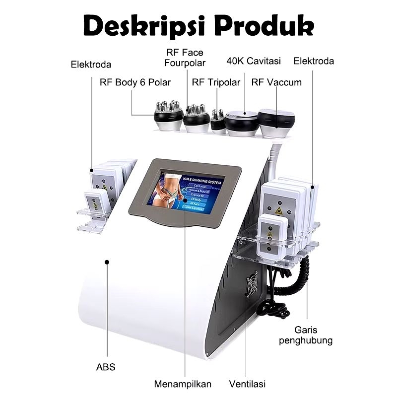 Jual Preloved Alat RF 6 in 1 Alat burn fat machine rf wajah slimming40k ...