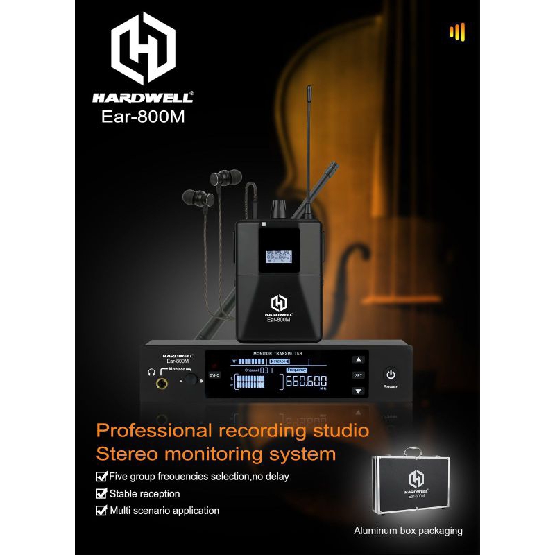 Jual HARDWELL Ear in Monitor EAR 800M / EAR800 M / EAR-800M Selected ...
