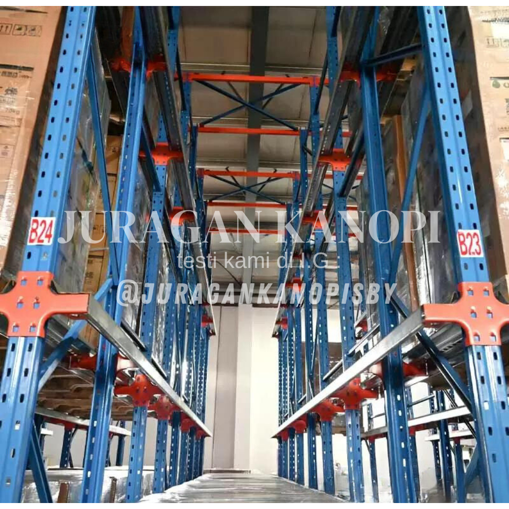 Jual Rak Gudang Heavy Duty Racking Sellective Pallet Load max.1000Kg ...