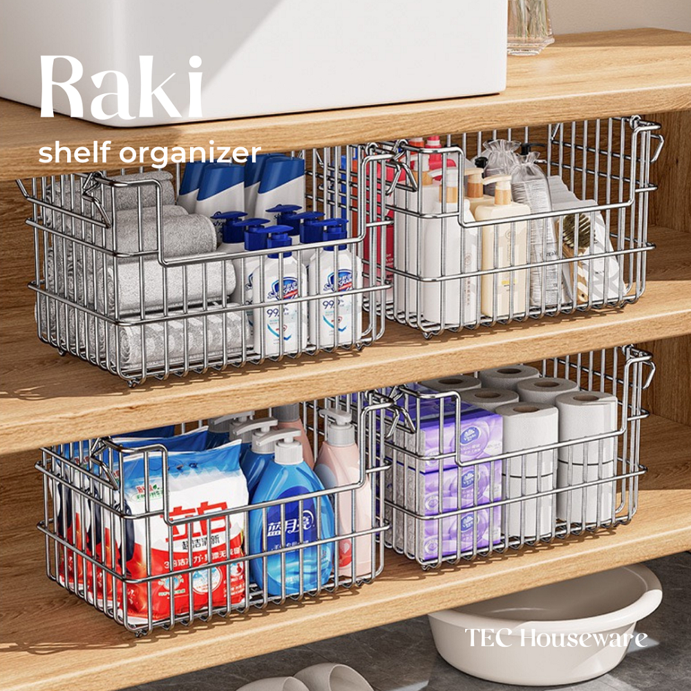 Jual Rak Organizer • TEC • RAKI Keranjang Tempat Penyimpanan Barang ...