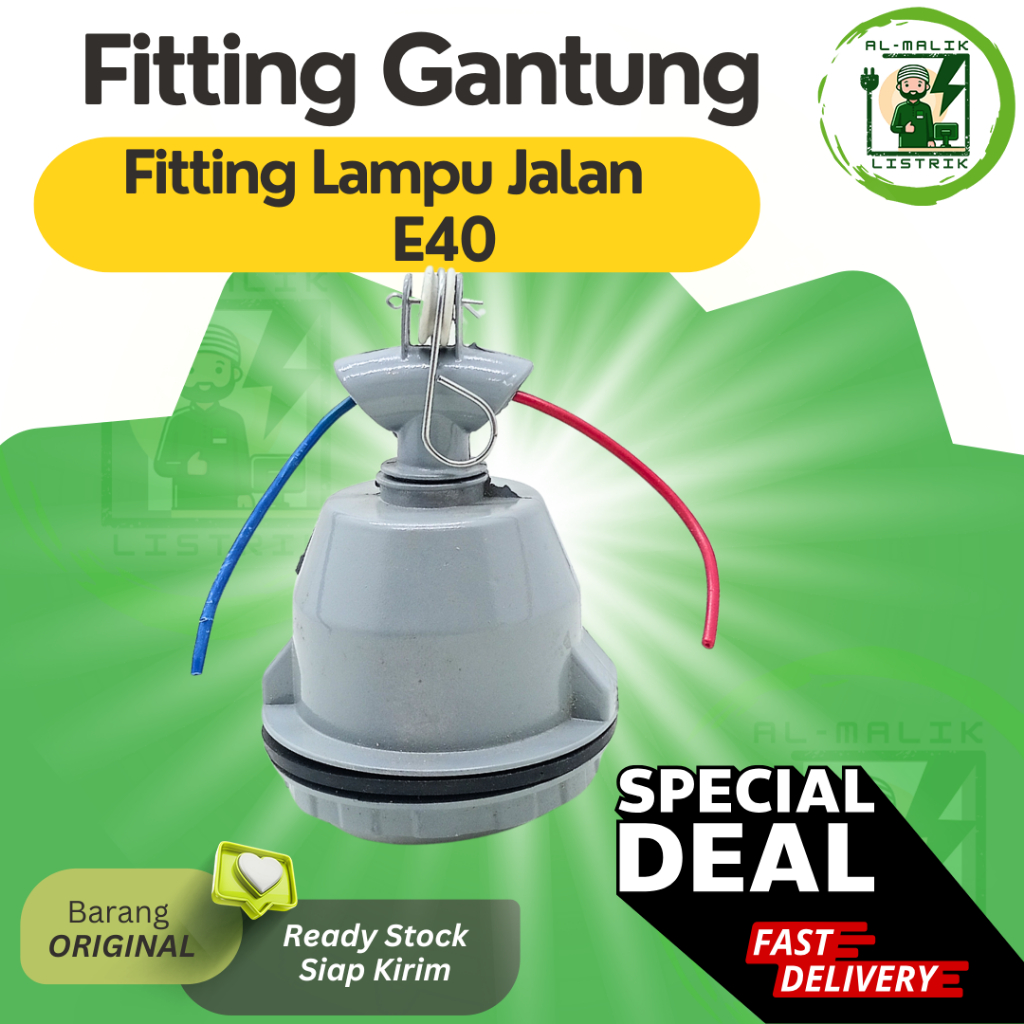 Jual Fitting Gantung Lampu Jalan E40 Fitting Gantung Waterproof Anti ...