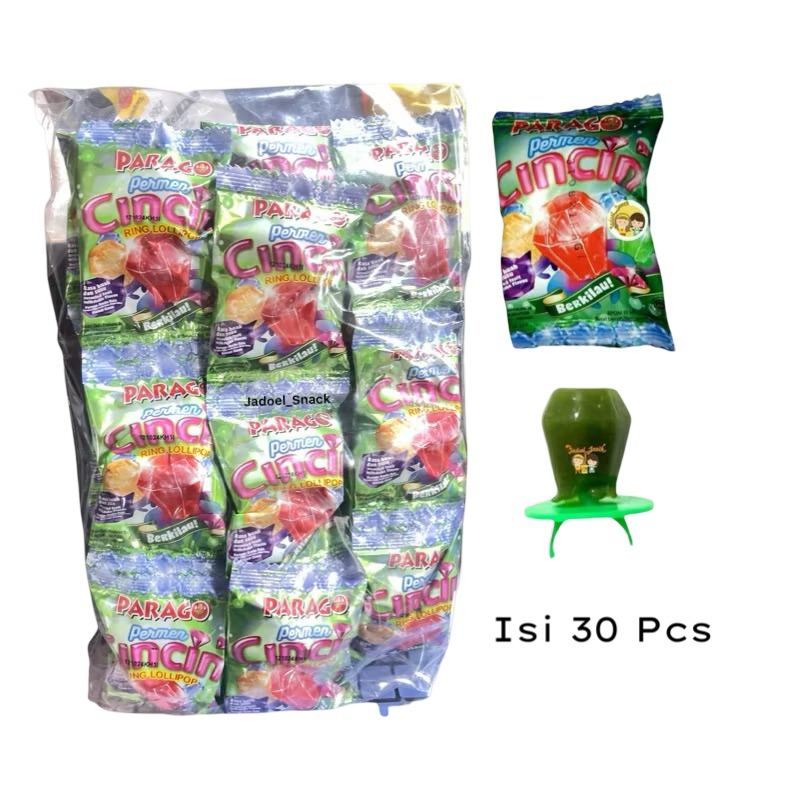 Jual GROSIR - Permen Cincin Ring 30 X 6 Gr Lolipop Rasa Buah by Jadoel ...