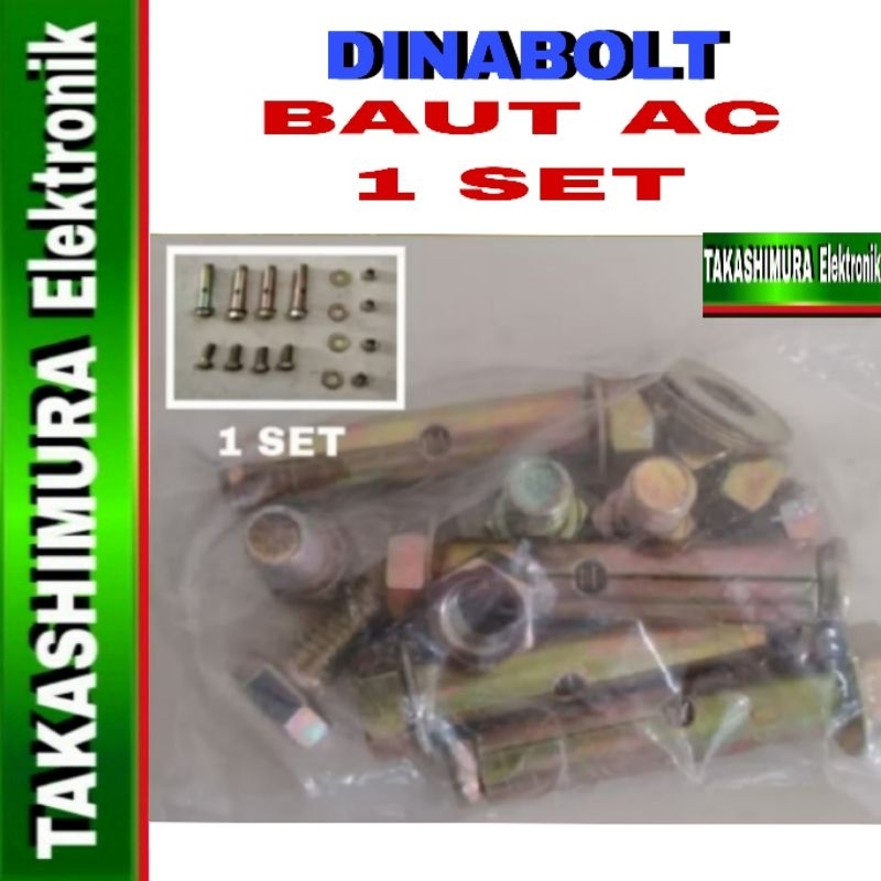 Jual BAUT DINABOLT OUTDOOR AC 1 SET | Shopee Indonesia