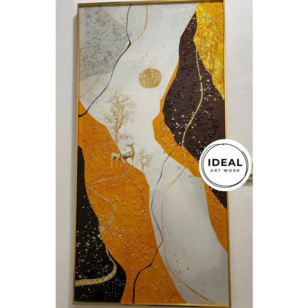 Jual Lukisan Rusa Porcelain 5D Diamond | Shopee Indonesia