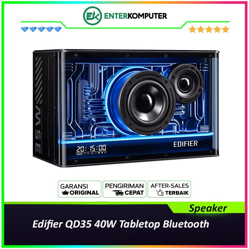 Jual Edifier QD35 40W Tabletop Bluetooth Speaker with GaN Charger ...
