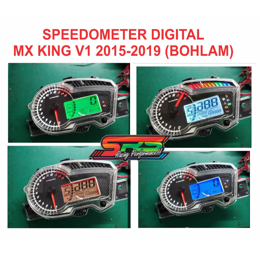 Jual SPEEDOMETER SPEEDO DIGITAL 4WARNA MX KING MX-KING V1 BOHLAH TAHUN ...