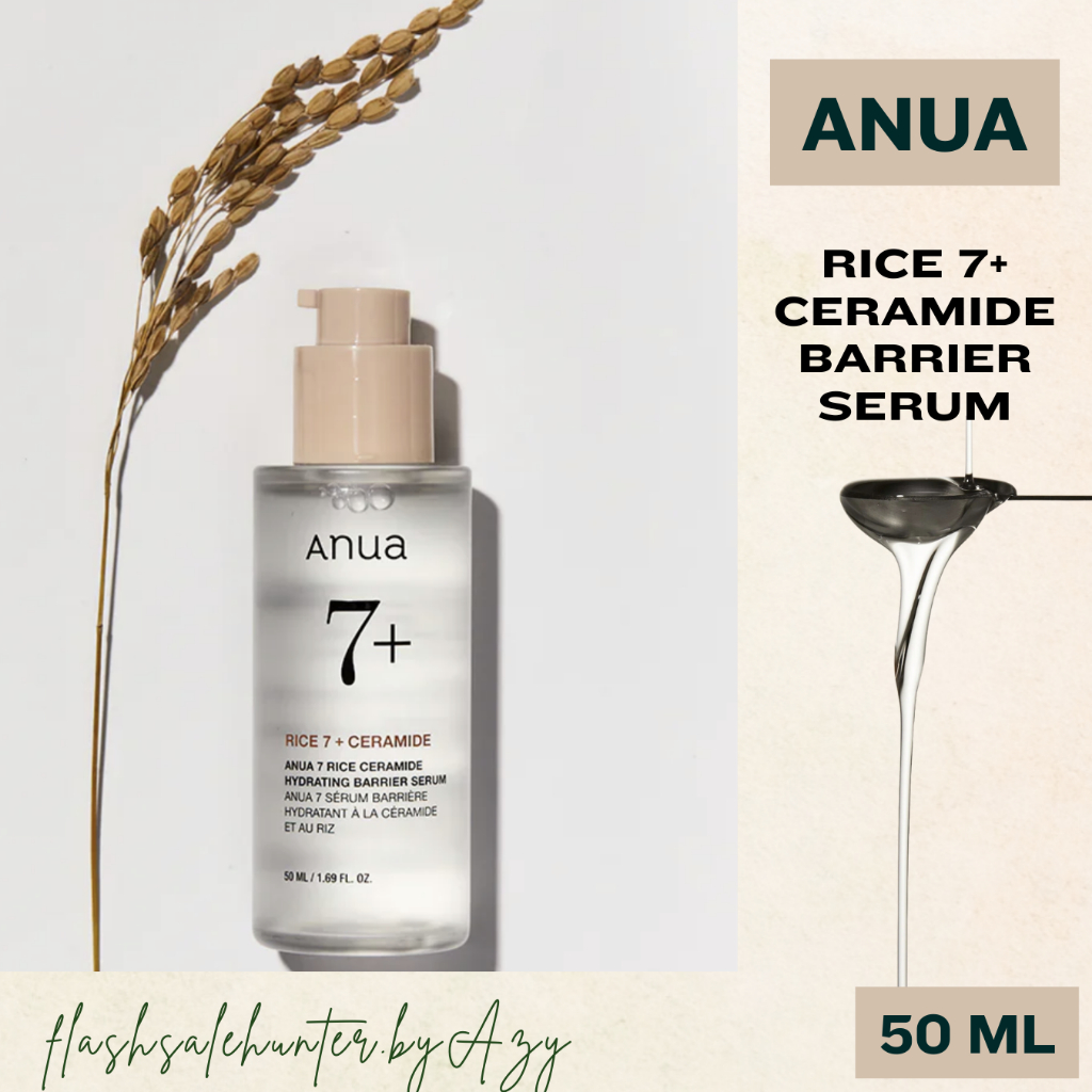 Jual ANUA 7+ Rice Ceramide Hydrating Barrier Serum 50 ml Rice 7 ...