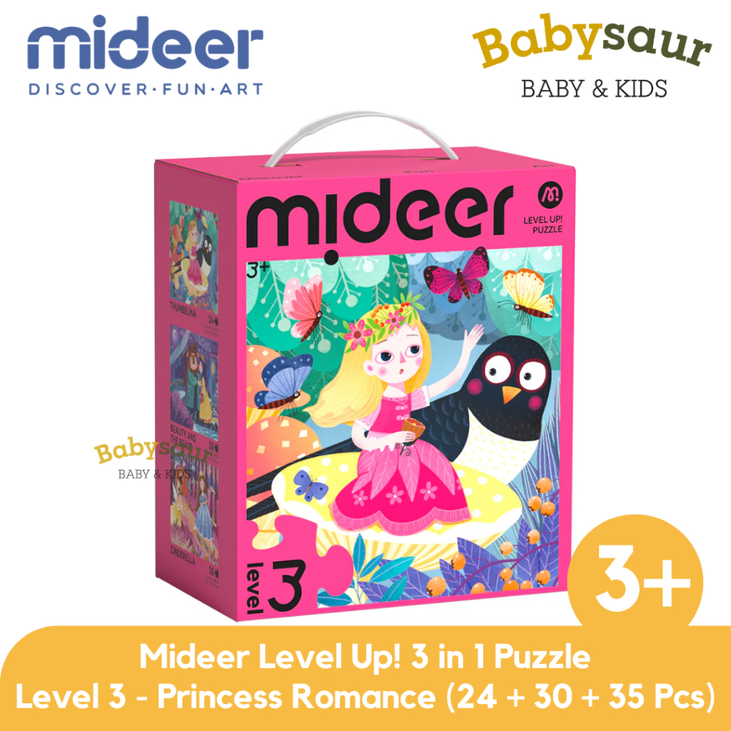Jual Mideer Level Up! 3 in 1 Puzzle Level 3 Princess Romance New Packaging Mainan Edukasi Puzzle ...