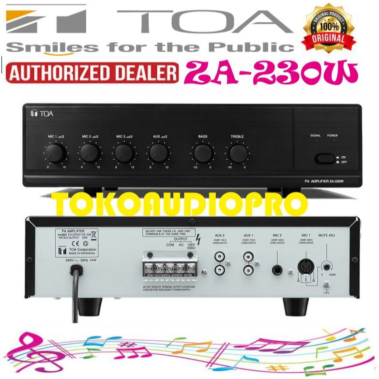 Jual Toa ZA230W Amplifier Toa Power AMplifier Toa ZA-230W | Shopee Indonesia