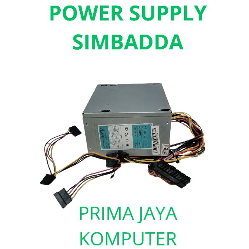 Jual PSU SIMBADDA 380 Watt - POWER SUPPLY KOMPUTER | Shopee Indonesia