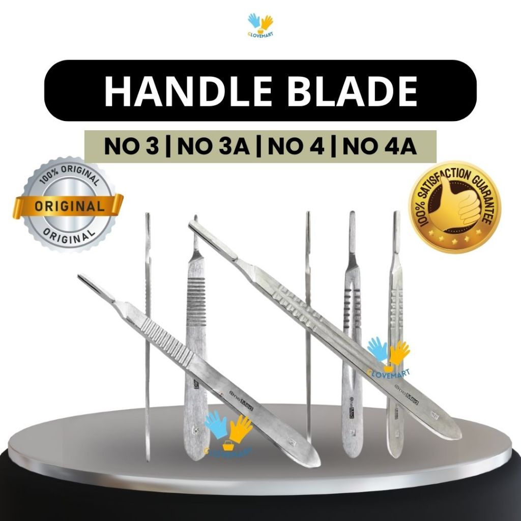 Jual Handle Blade / Handle Scalpel / Surgical Blade Handle | Shopee ...