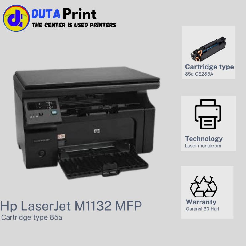 Jual printer hp laserjet m1132 scan copy bekas siap pakai | Shopee ...