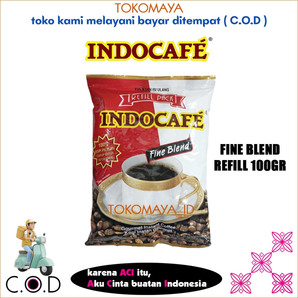 Jual INDOCAFE FINE BLEND 100GR | INDOCAFE KOPI INSTANT FINE BLEND 100 ... Jual INDOCAFE FINE BLEND 100GR | INDOCAFE KOPI INSTANT FINE BLEND 100 ...