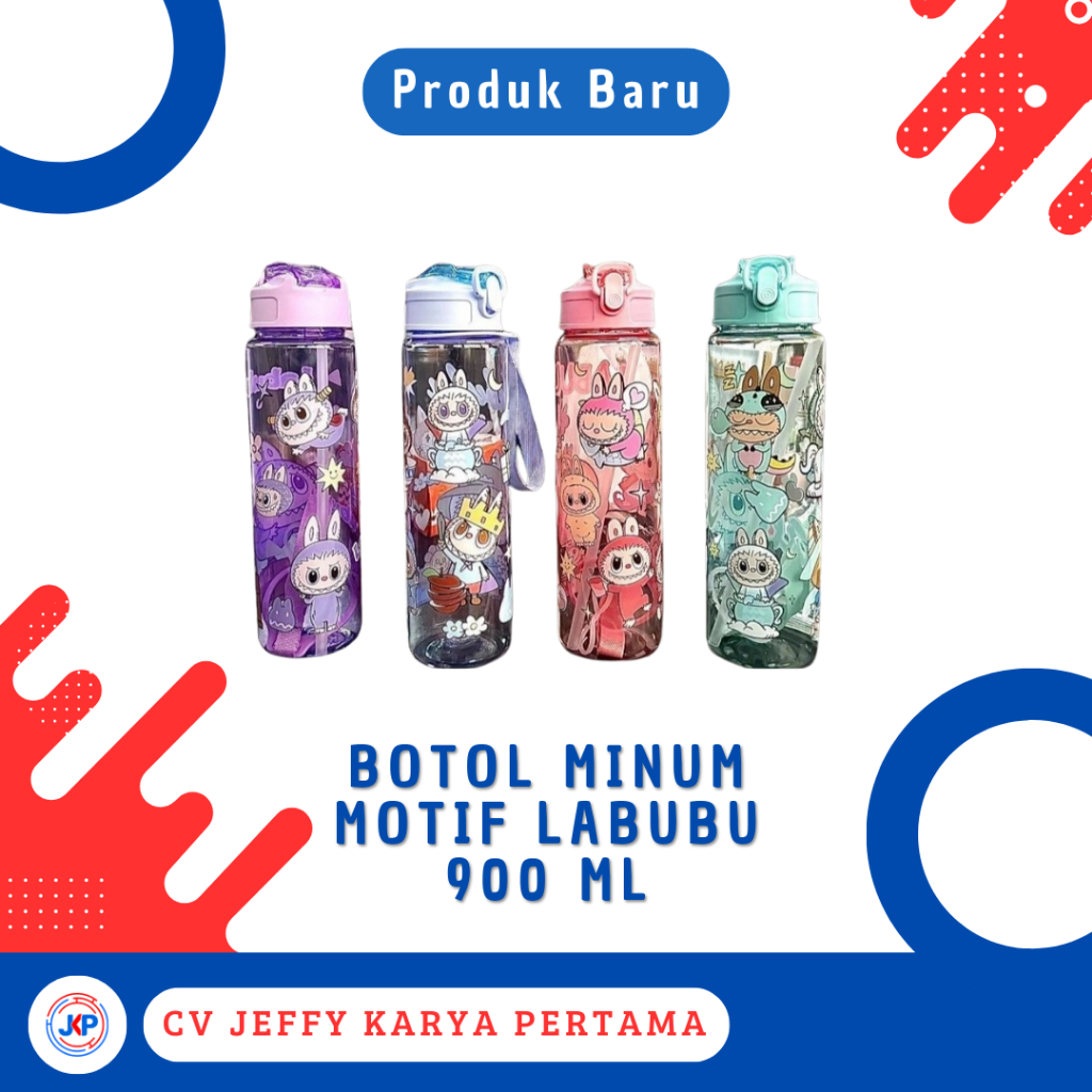 Jual Botol Minum Motif Labubu 900 ml | Shopee Indonesia