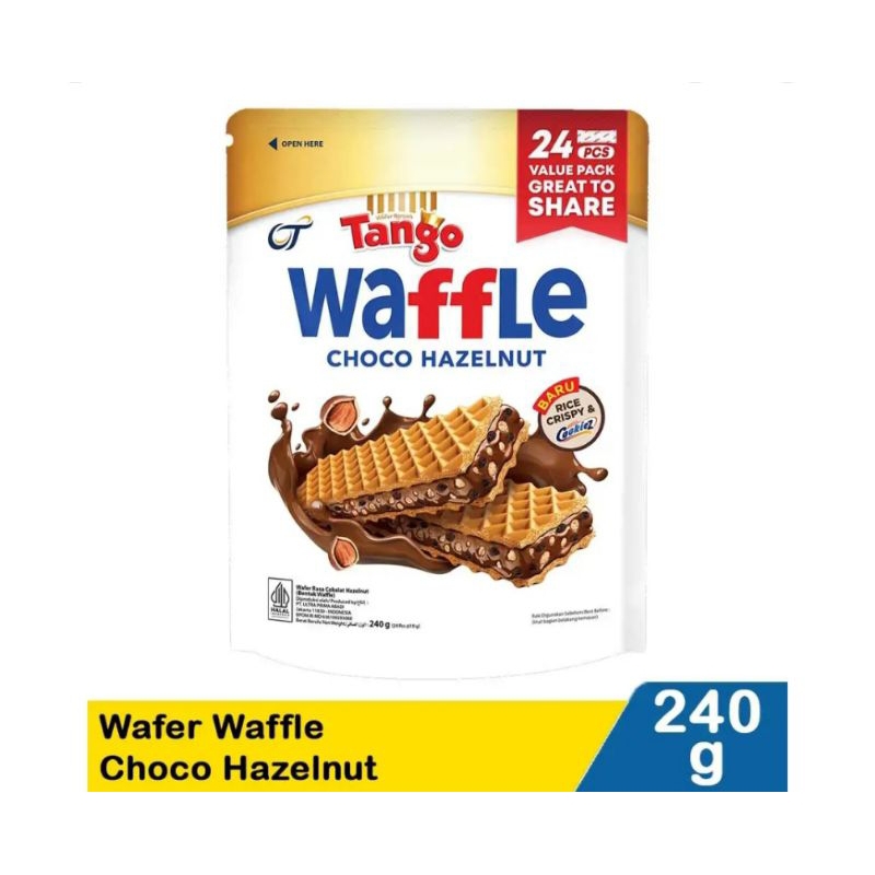 Jual Tango Waffle Waffer Cokelat Hazelnut 24x10gr | Shopee Indonesia