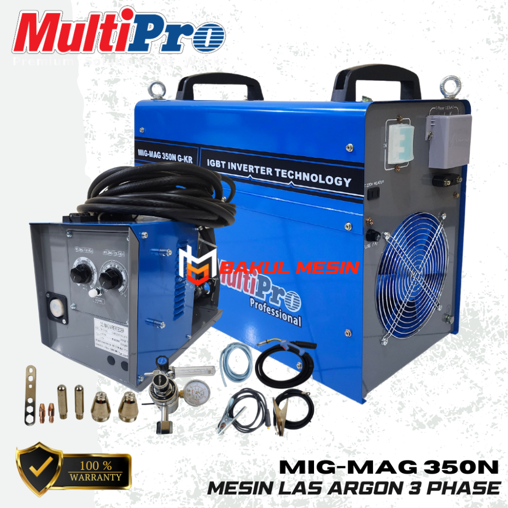 Jual MULTIPRO MIG-MAG 350 Mesin Las Listrik Trafo Las Travo Las Argon Co2 MIG MAG 350N | Shopee ...