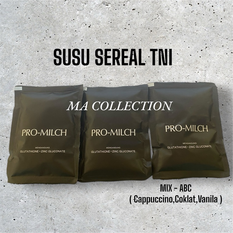 Jual Ransum Eceran Susu Sereal Pro-Milch 3 Rasa 100% Original | Shopee ...