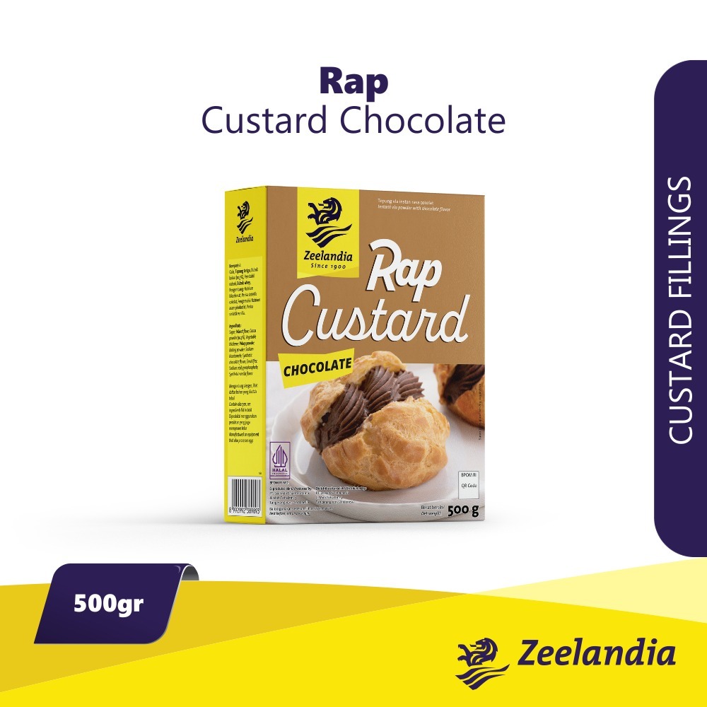 Jual RAP CUSTARD CHOCOLATE 500G/BOX EXP JULI 2025 | Shopee Indonesia