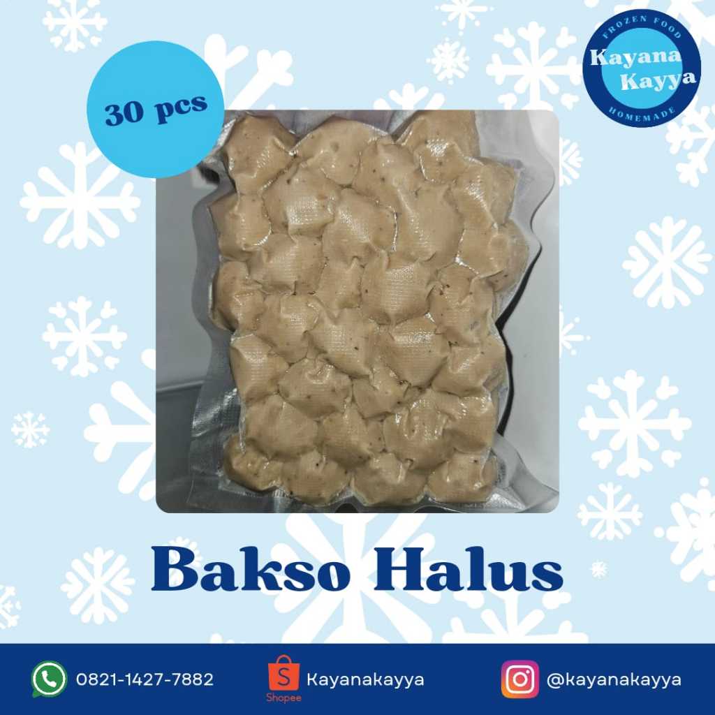 Jual Bakso halus | Bakso Frozen food | bakso halus isi 30 | bakso bumbu ...