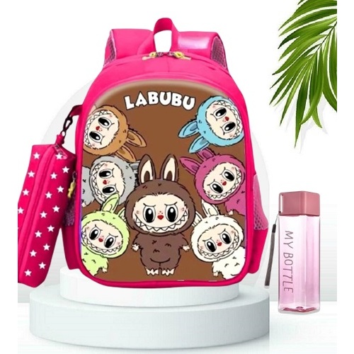 Jual w.o.v TAS Virall LABUBU FAYUS Tas Sekolah Anak Ransel Karakter Boneka Kartun Tas anak TK SD ...