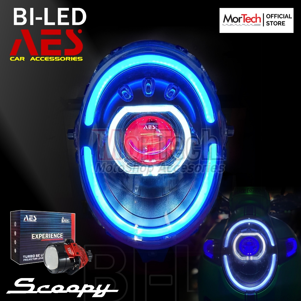 Jual Projie Biled AES Turbo SE Experience 2.5inch + Ring Shroud Scoopy ...