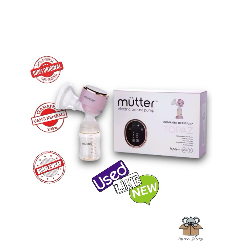 Jual [Preloved] MUTTER TOPAZ Pompa ASI Elektrik Integrated Breast Pump ...