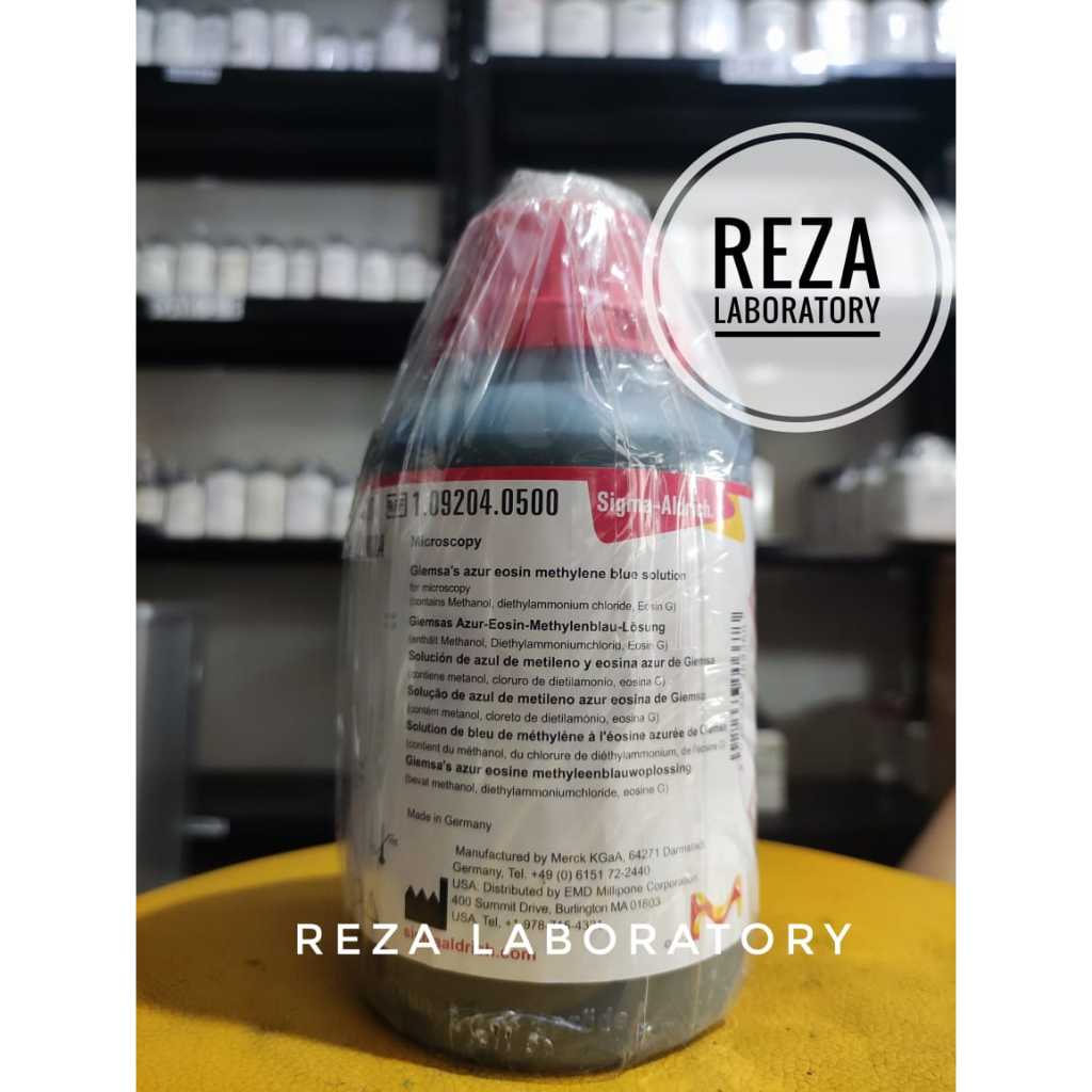 Jual GIEMSA'S AZUR EOSIN METHYLENE BLUE MERCK 109204 REPACK - 50mL | Shopee Indonesia