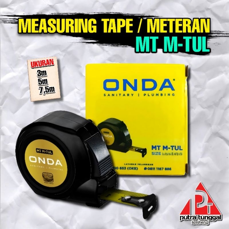 Jual Measuring Tape / Meteran MT M-TUL Onda | Shopee Indonesia