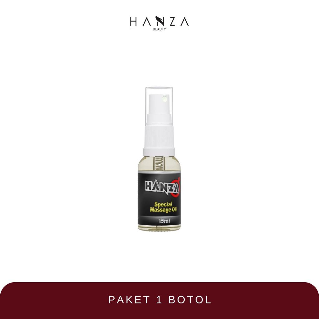 Jual HANZA - Special Massage Oil For Men 1 botol | Shopee Indonesia