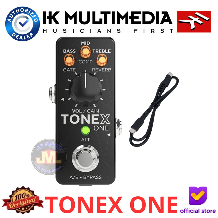 Jual IK Multimedia TONEX One Stompox Modeler Efect Pedal Guitar And ...