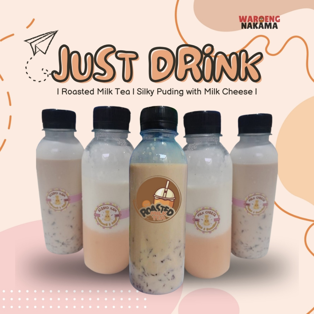 Jual Roasted Milk Tea | Silky Pudding with Milk Cheese | Minuman segar ...