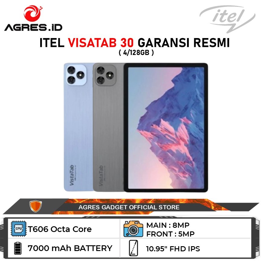 Jual itel VistaTab 30 LTE 4GB+128GB - 11" FHD+ IPS Display Screen ...