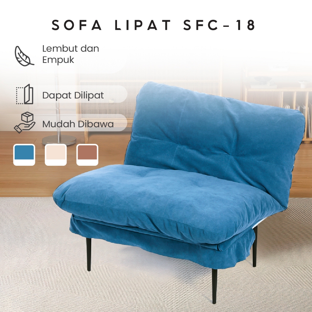 Jual Home Inspiration Sofa Lipat Multifungsi Modular 2 in 1 Sofa Lipat ...