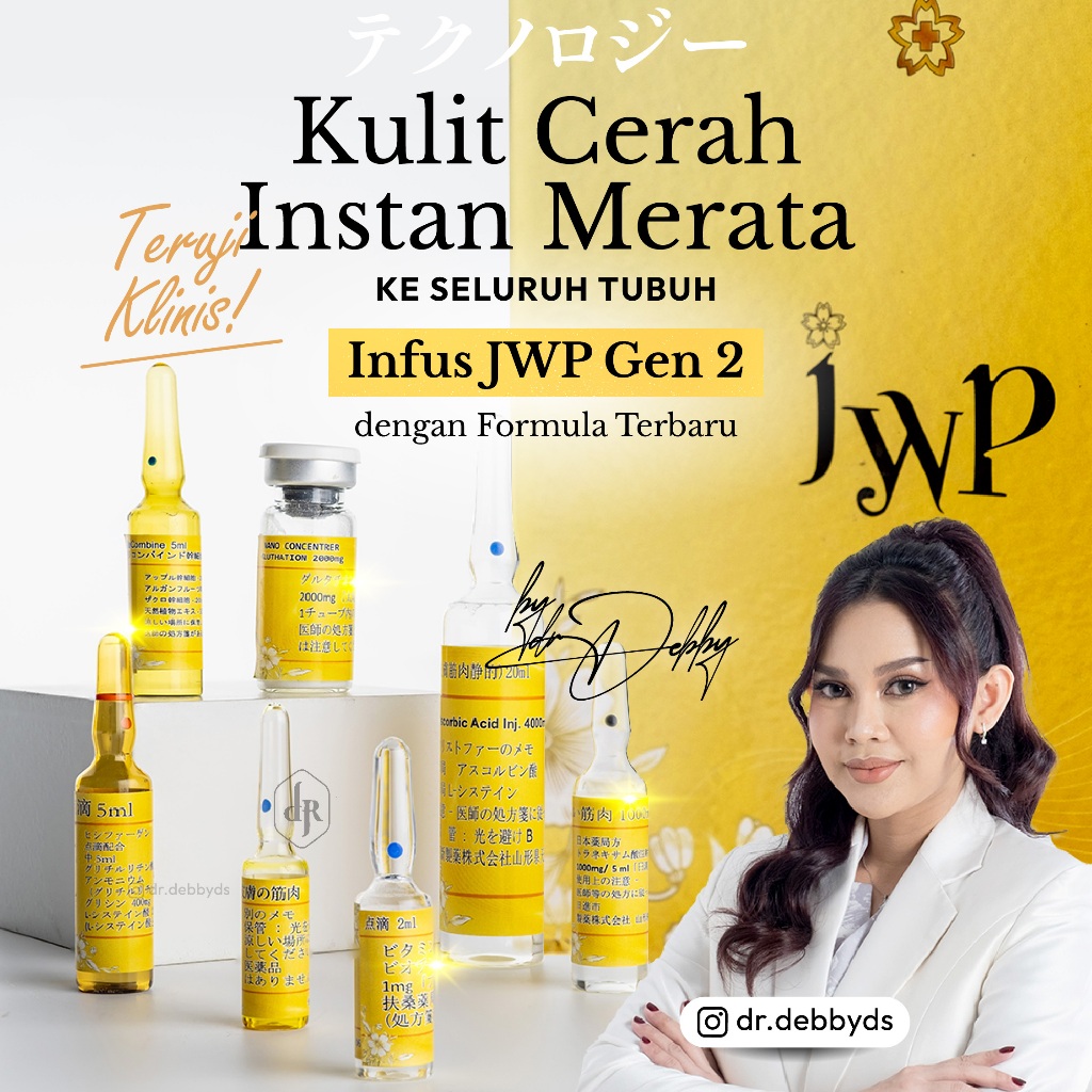 Jual Infus JWP Whitening Gen 2 Original - Paket 3 box - Official ...