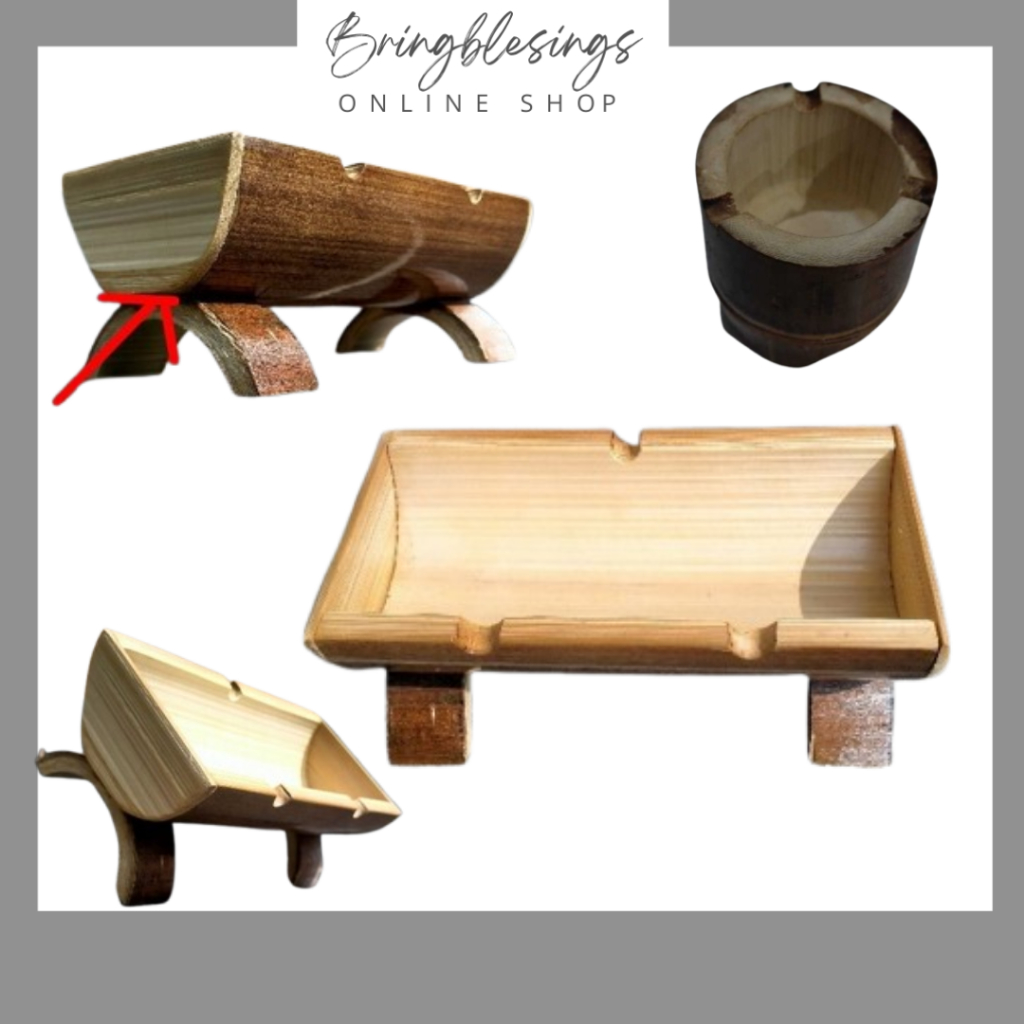 Jual Asbak bambu hitam asbak tradisional asbak tempat rokok | Shopee ...