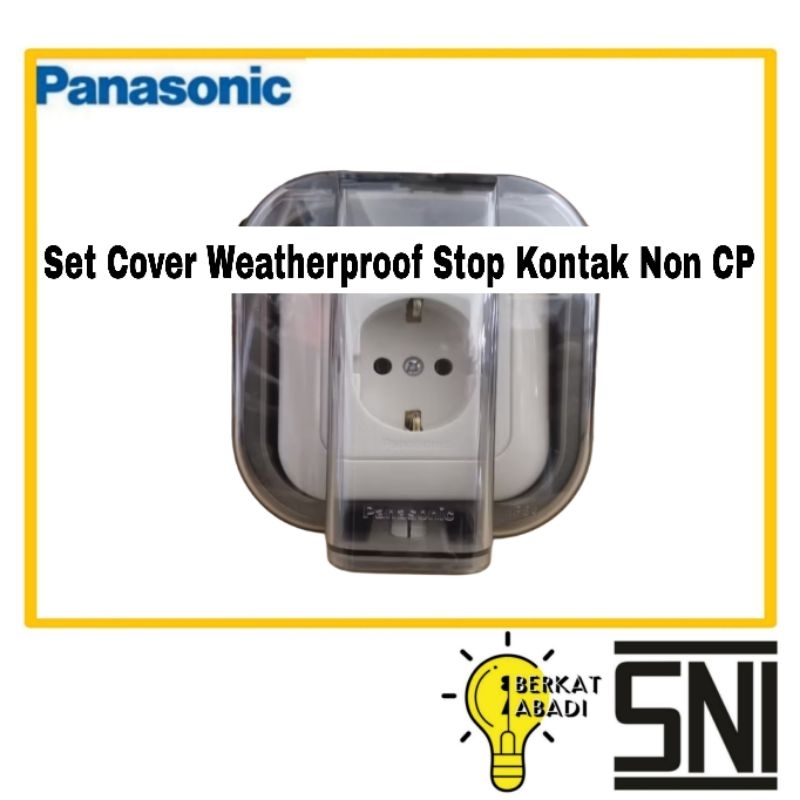 Jual Panasonic Stop Kontak Non CP + Weatherproof WEJ89911 | Shopee ...