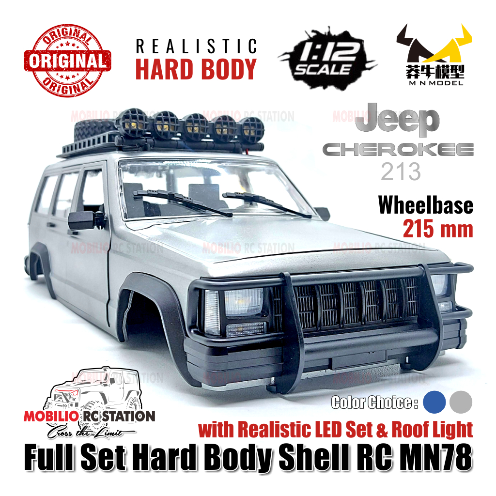 Jual Full Set Hard Body Shell RC MN78 with LED set Accesories MN 78 ...