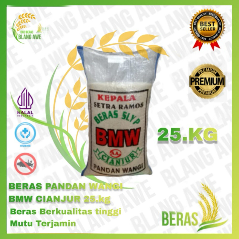Jual BERAS BMW CIANJUR 25KG | Shopee Indonesia