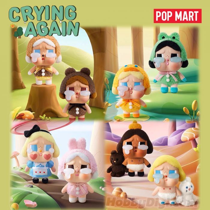 Jual POPMART CRYBABY Crying Again Series Vinyl Face Plush 100% Original ...