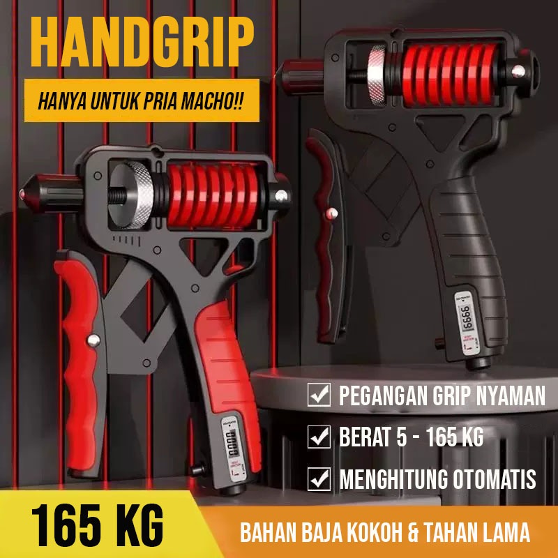 Jual Handgrip 165 KG Alat Fitness Gym Olahraga Otot Tangan Hand Grip ...