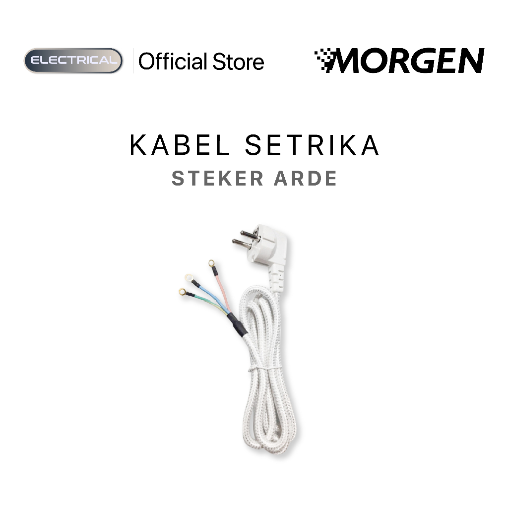 Jual (PROMO SPECIAL SALE) MORGEN Kabel Setrika / ARDE / GEPENG / KABEL ...