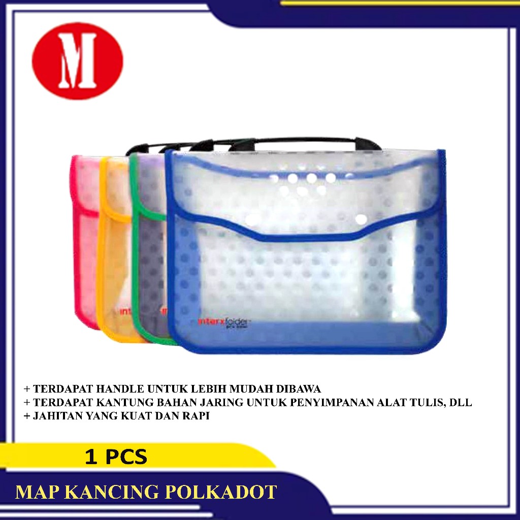 Jual Map Plastik Kancing 2 Polkadot Transparant | Shopee Indonesia