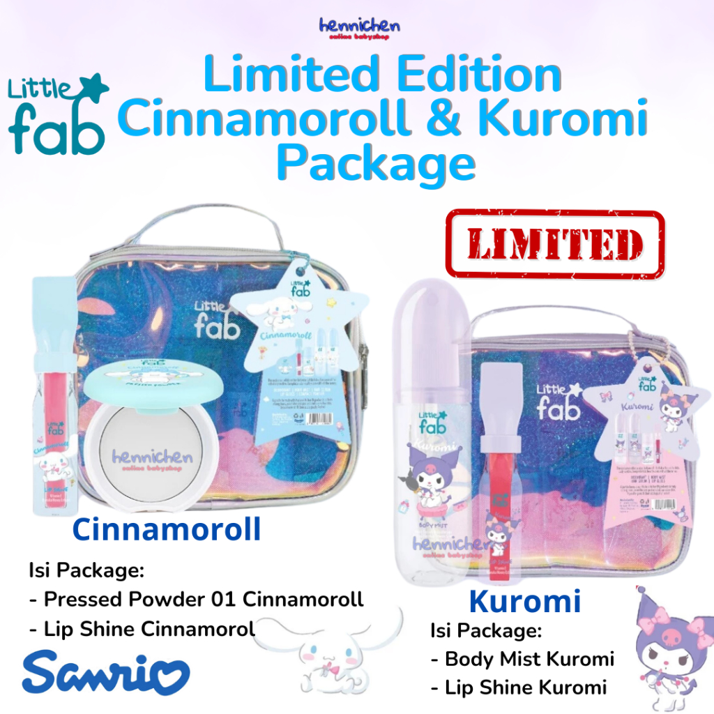 Jual Little Fab Kids Limited Edition Cinnamoroll Package | Pressed ...