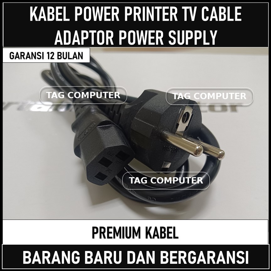 Jual KABEL POWER KOMPUTER TEBAL / KABEL POWER CPU / KABEL POWER MONITOR ...